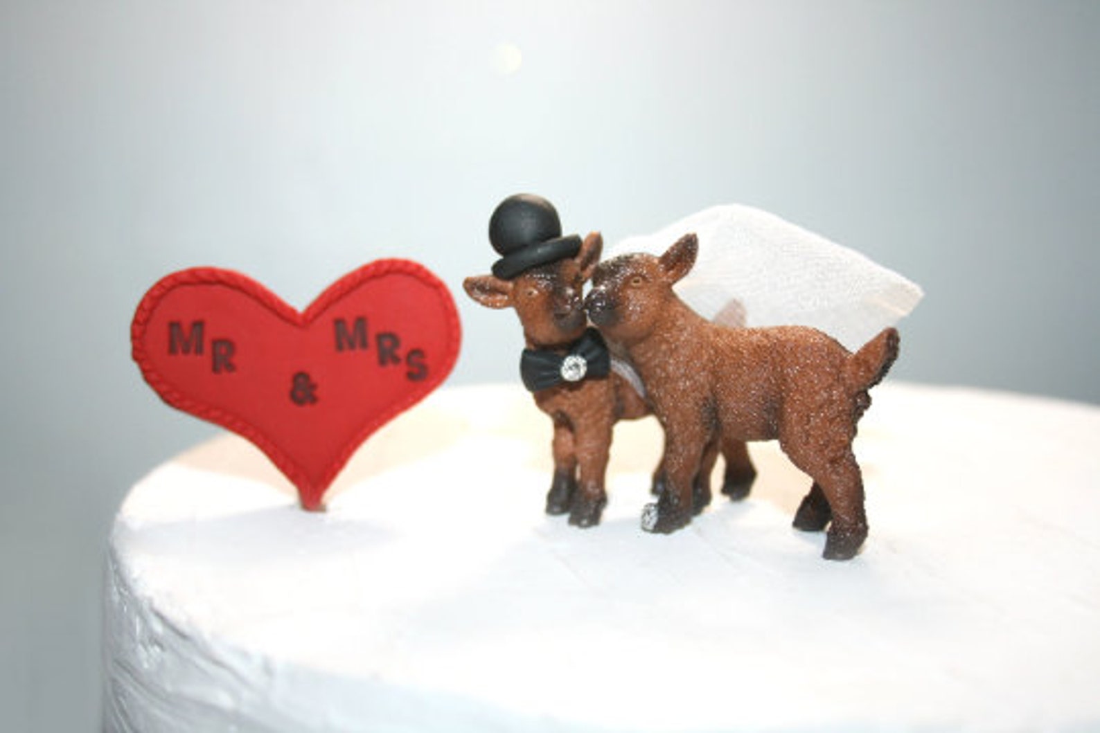 Goat Cake Toppers Wedding Cake Toppers Billy Goat Nanny - Etsy Canada