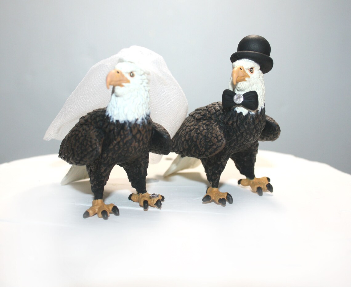 Eagle Cake Toppers Wedding Cake Toppers Bird Cake Toppers - Etsy