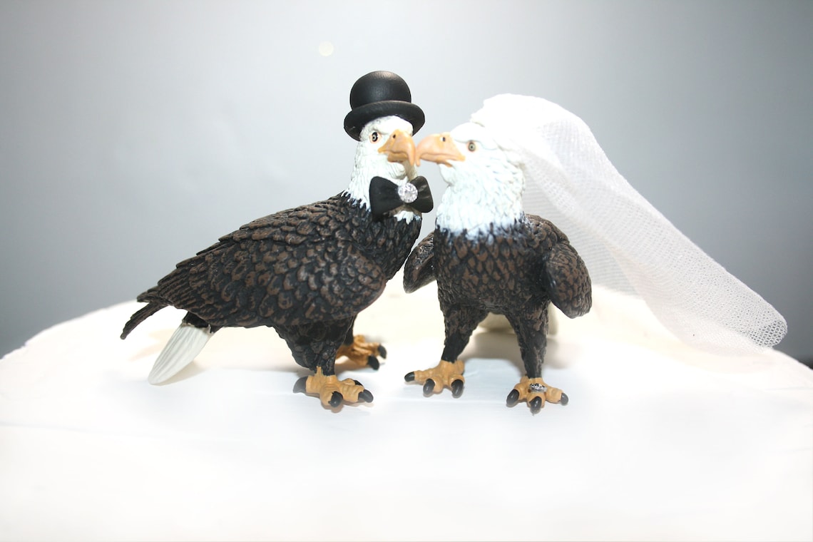 Eagle Cake Toppers Wedding Cake Toppers Bird Cake Toppers | Etsy Canada