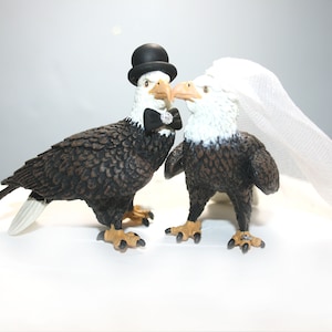 Eagle Cake Toppers - Wedding Cake Toppers - Bird Cake Toppers - Eagles ...