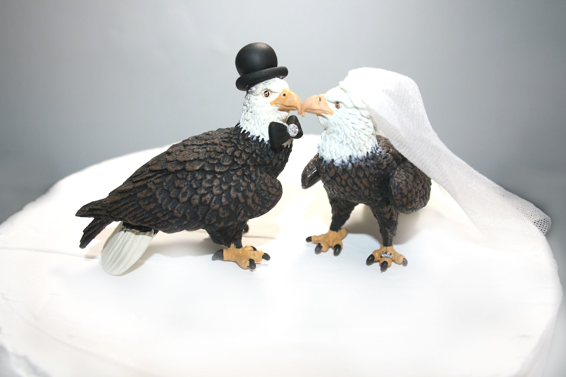 Eagle Cake Toppers Wedding Cake Toppers Bird Cake Toppers - Etsy