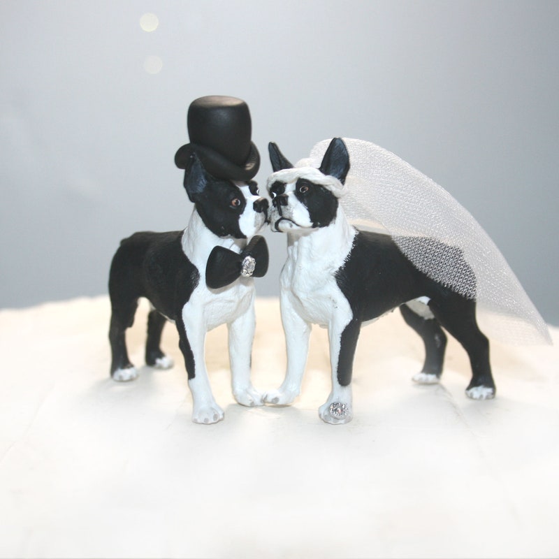 Cake Topper Boston Terrier - Etsy
