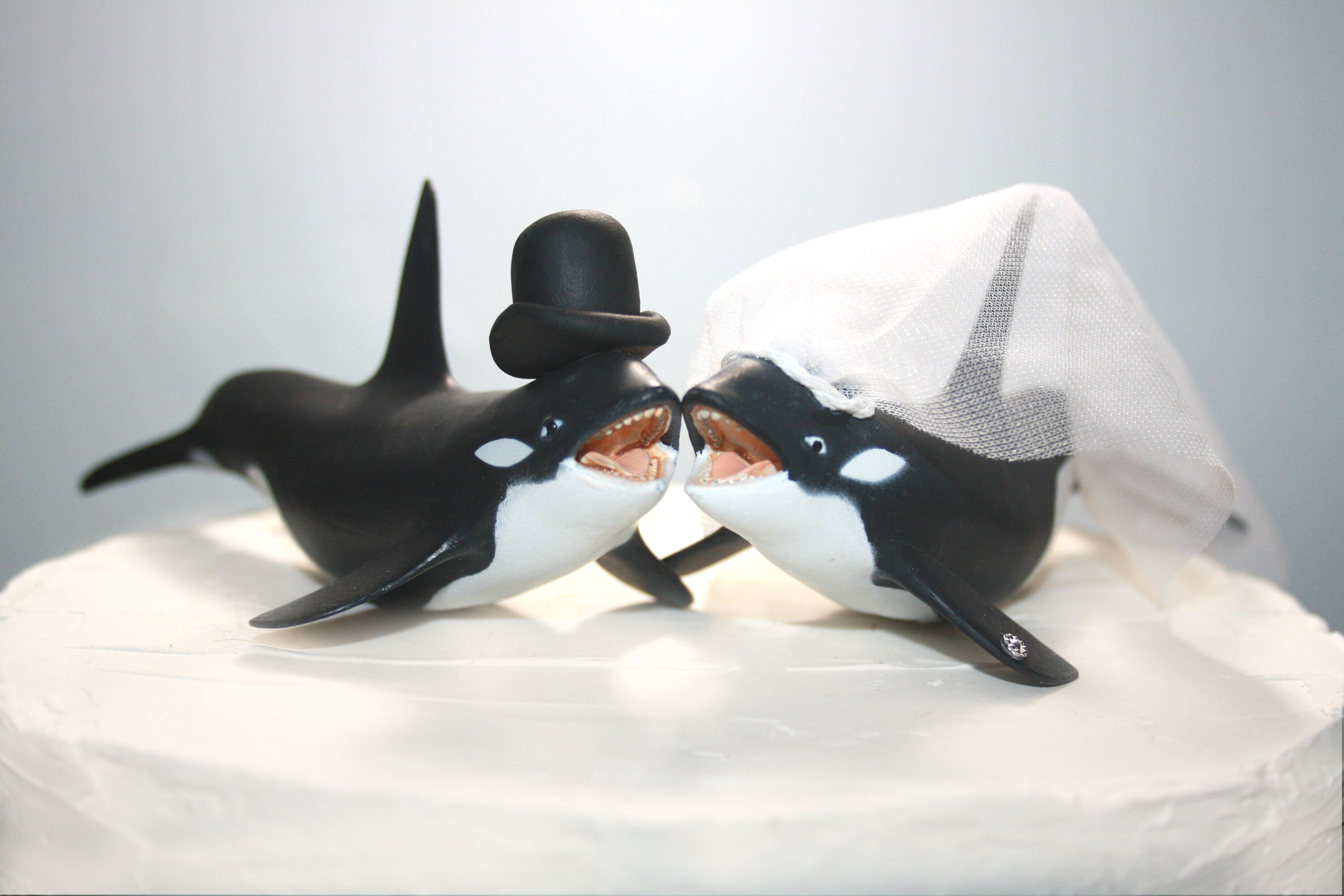 Whale Cake Toppers - Orcas - Killer Whales - Large Cake Toppers ...