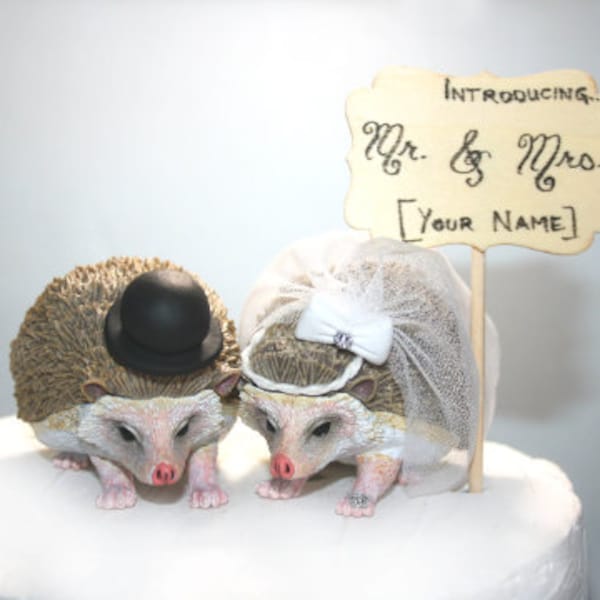 Hedgehog Cake Topper - Etsy