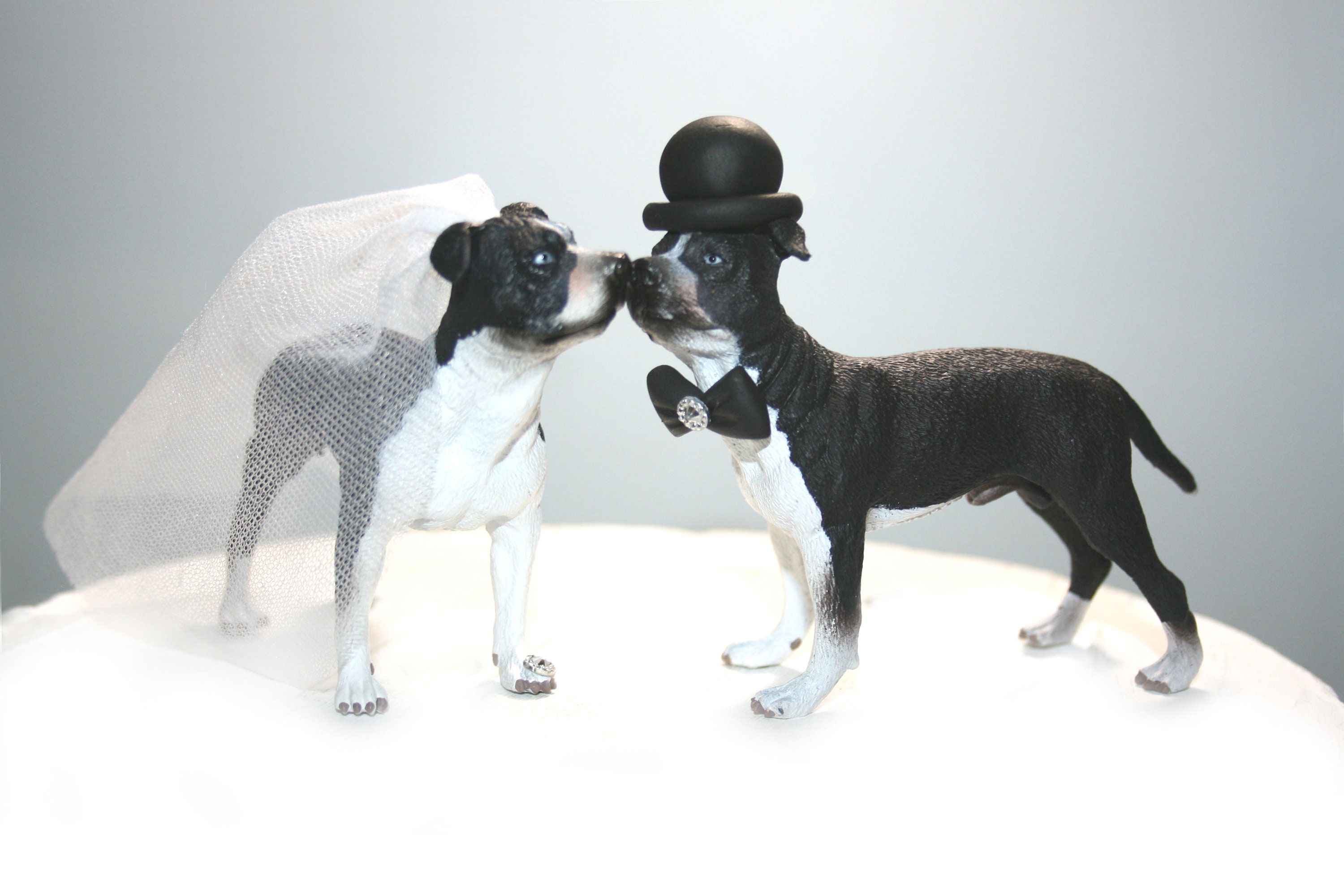 Pit Bull Cake Toppers American Staffordshire Terrier | Etsy