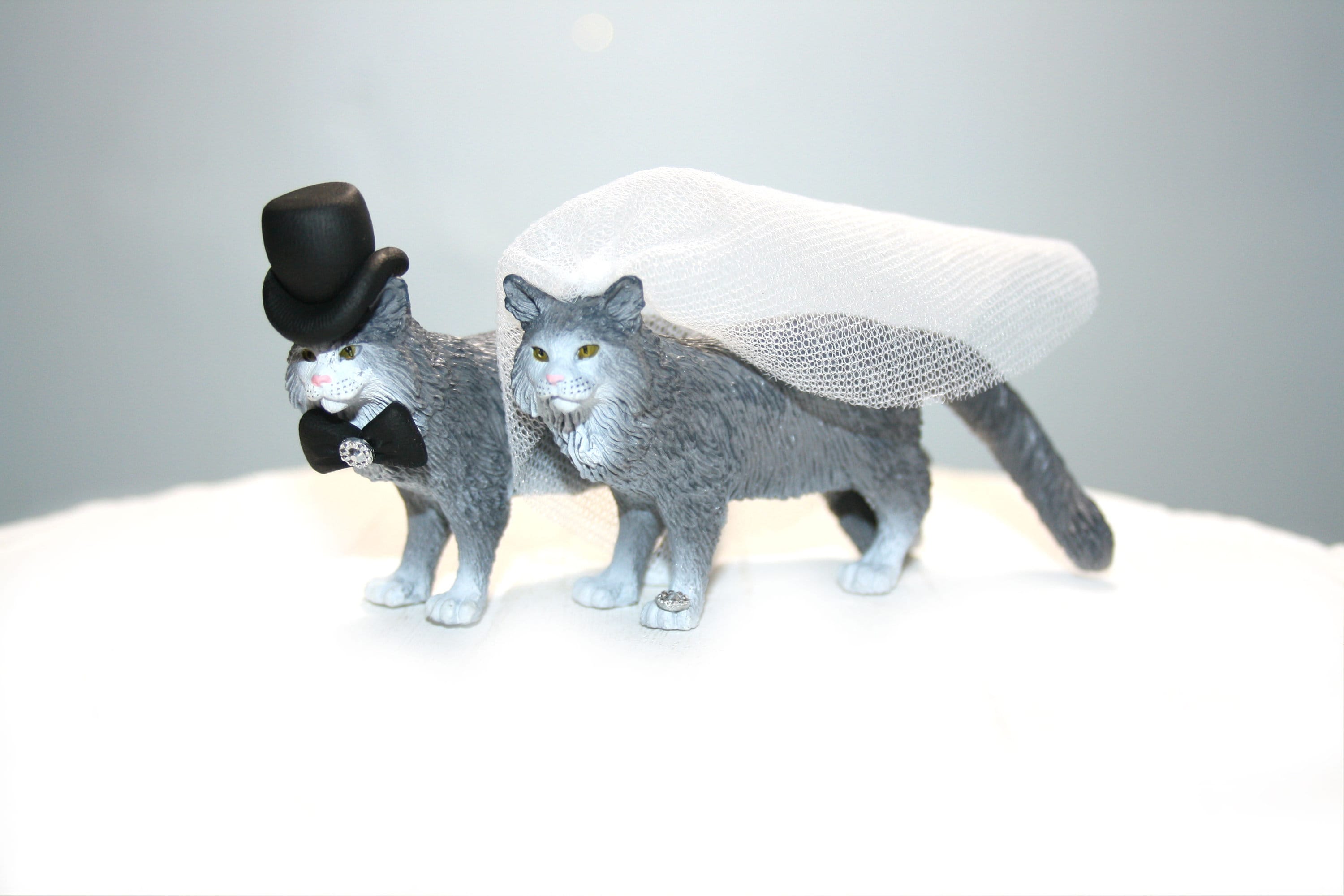 Cat Wedding Cake Topper