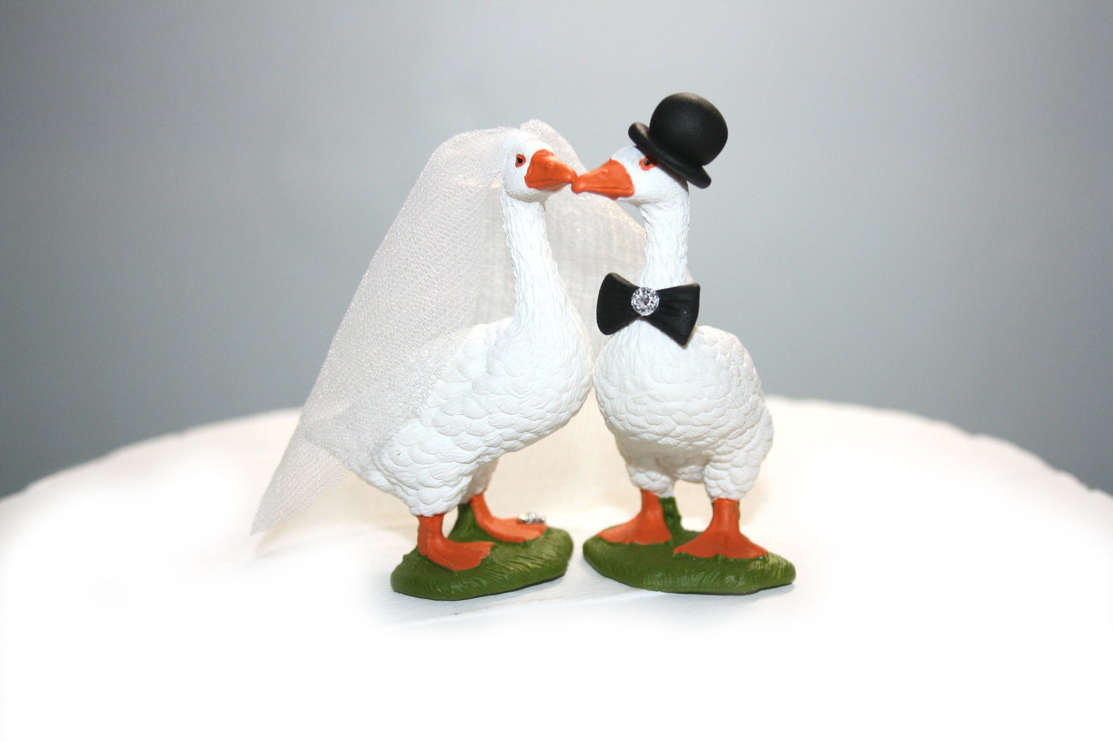 Goose Wedding Cake Toppers - Goose Cake Toppers - Geese - Animal Cake ...