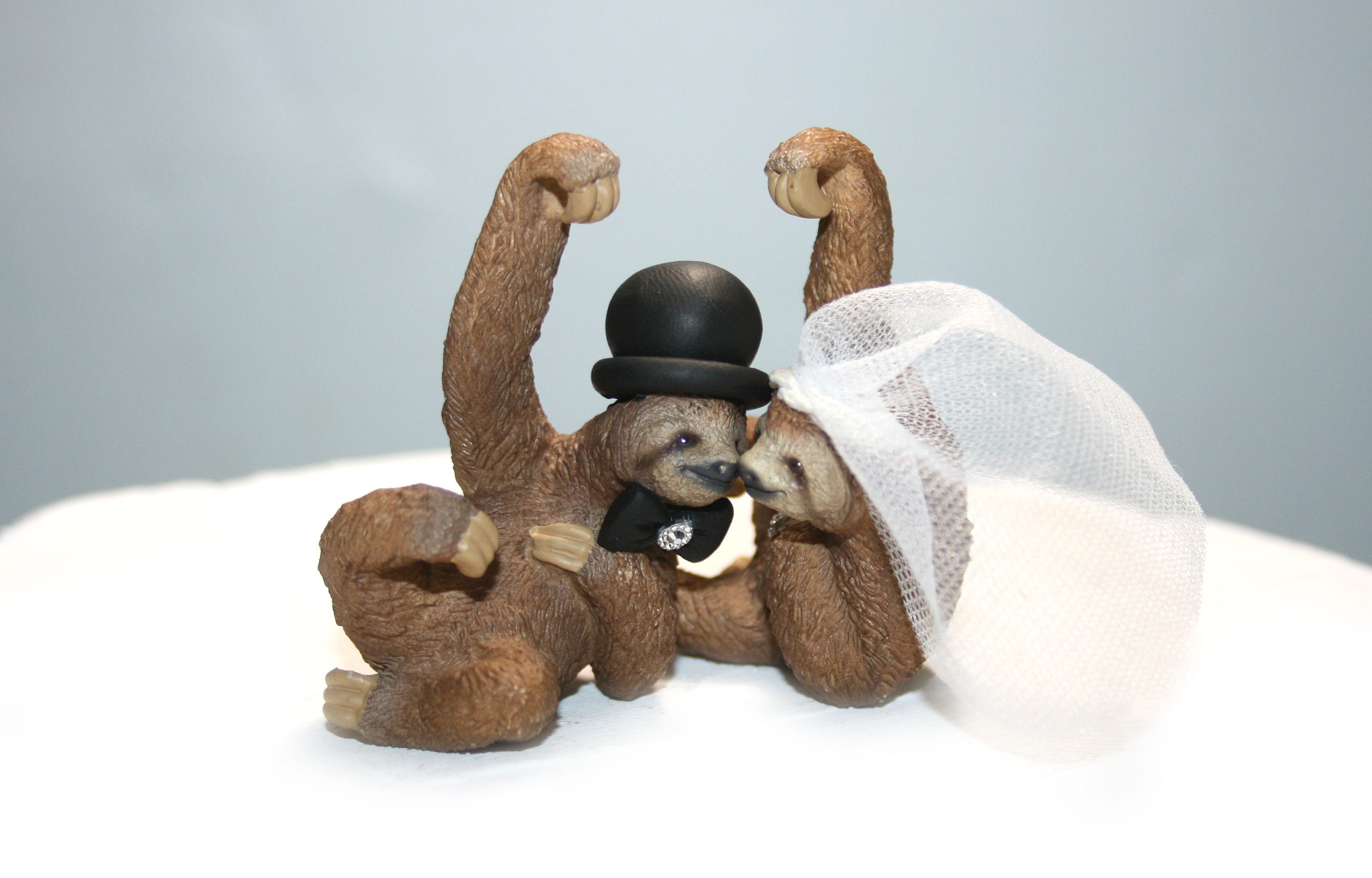 Wedding Cake Toppers Sloths Sloth Cake Toppers Animal - Etsy
