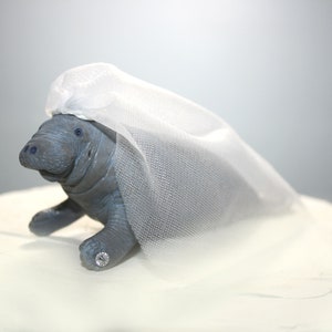 Wedding Cake Toppers - Manatee Cake Toppers - Animal Cake Toppers ...