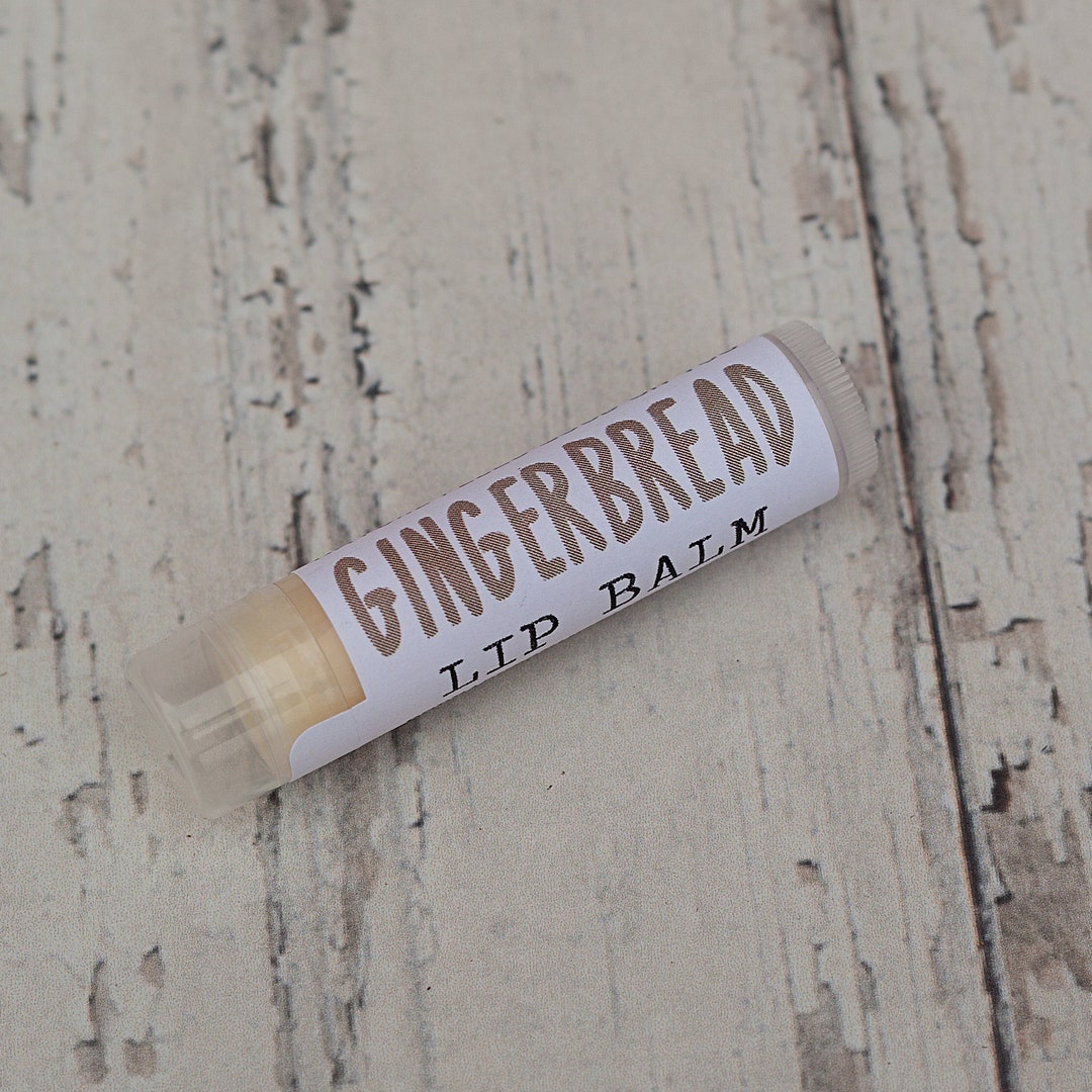 Gingerbread Flavored Lip Balm ~ All Natural Organic Gifts, Christmas ...