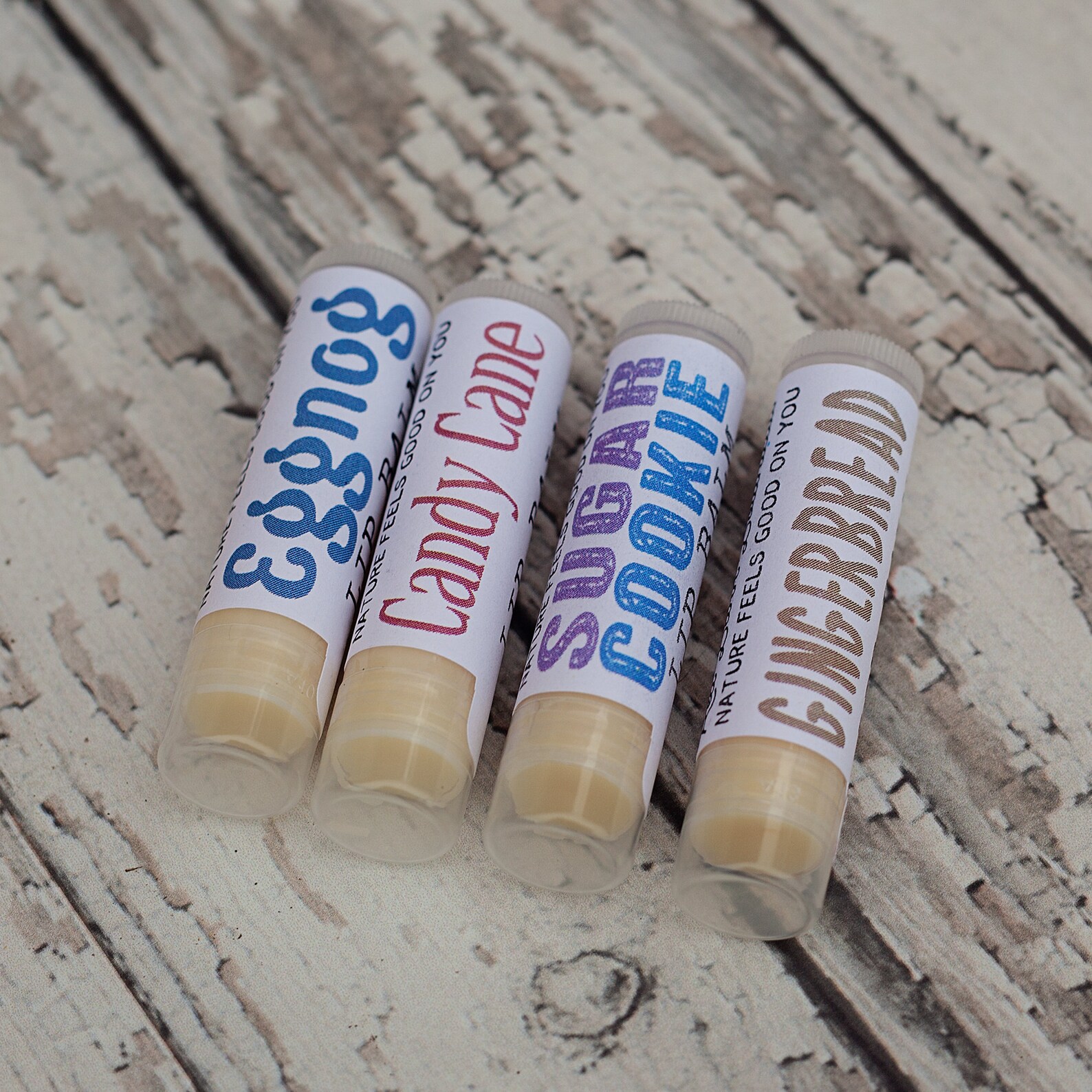 Holiday Gift Set of 4 Lip Balms Fun Christmas Stocking - Etsy