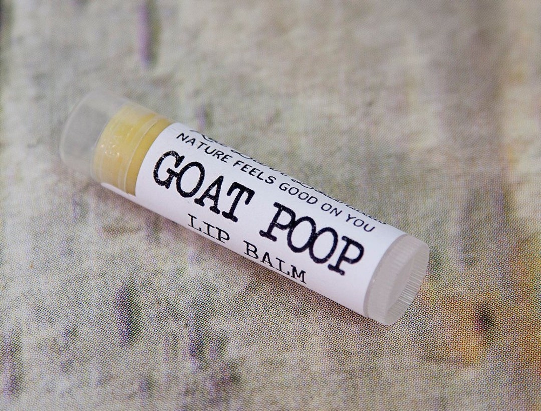 Goat Poop Organic All Natural Lip Balm ~ Great Gag Gift for Christmas ...