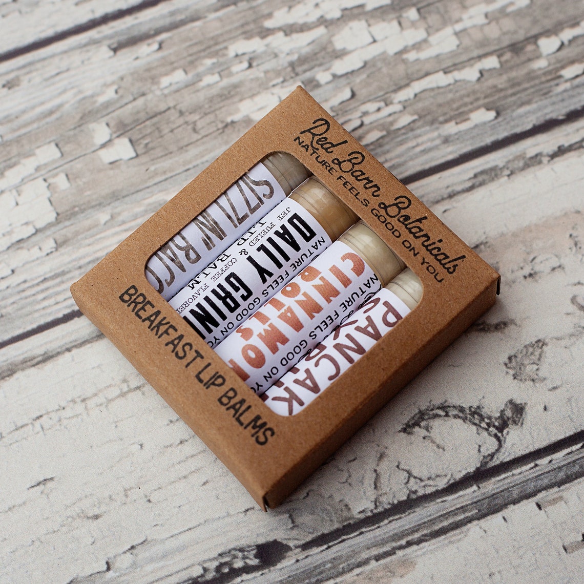 Breakfast Gift Set of 4 Lip Balms Christmas Presents for - Etsy