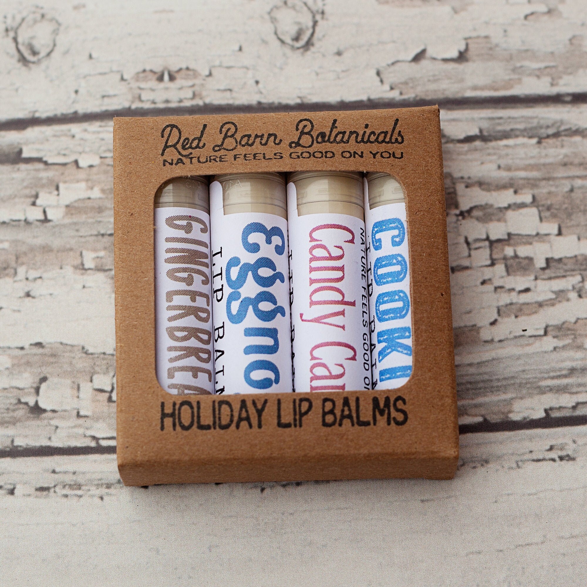 Holiday Gift Set of 4 Lip Balms Fun Christmas Stocking - Etsy