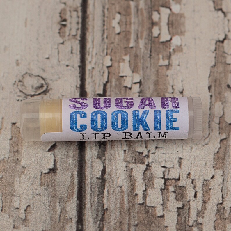Sugar Cookie Flavored Lip Balm Christmas Themed Dessert - Etsy