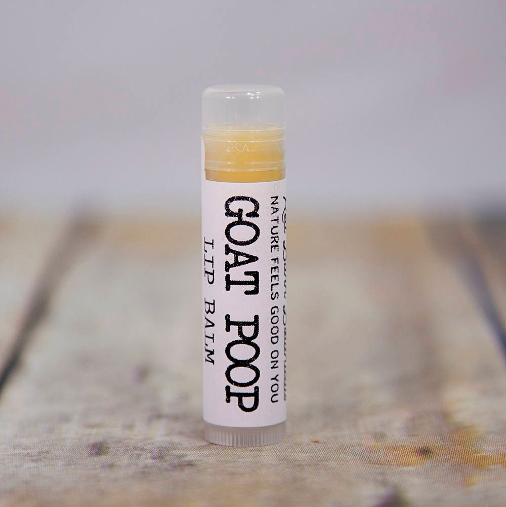 Goat Poop Organic All Natural Lip Balm Great Gag Gift for - Etsy