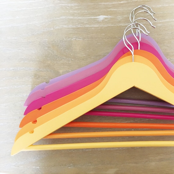 Purple hangers store