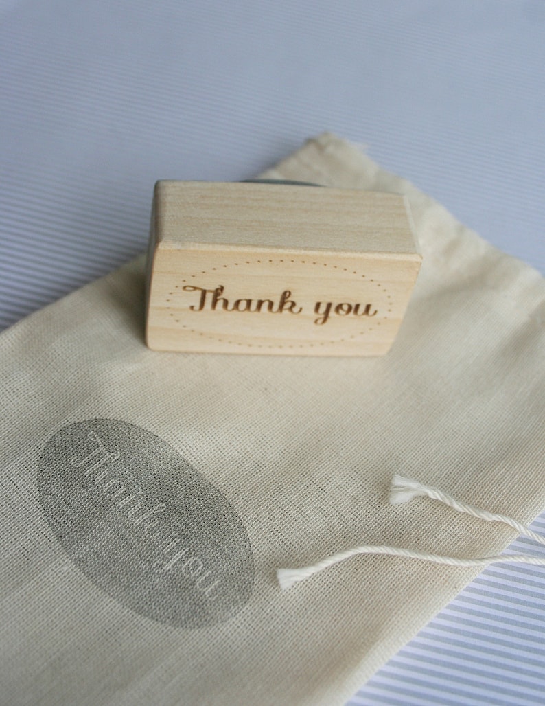 Thank You Stamp // Card Making Stamp // Packaging Stamp // Shipping ...