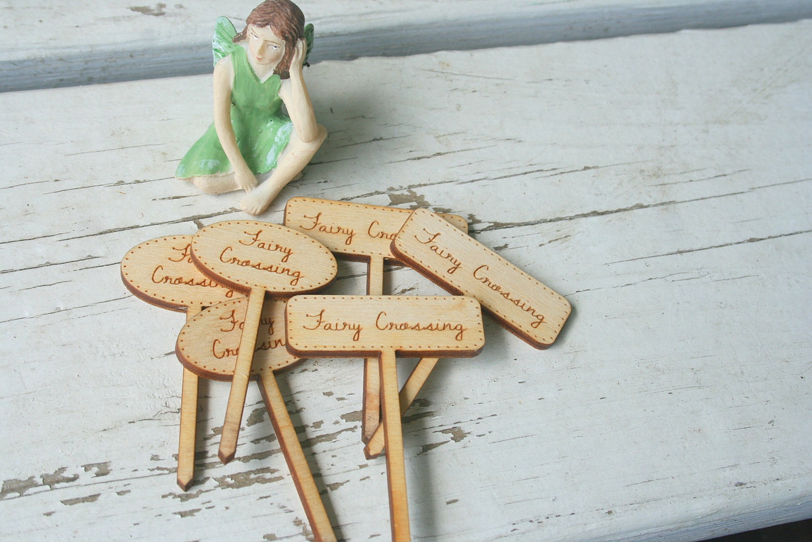 Fairy Crossing Sign // Fairy Garden Sign // Miniature Fairy Sign ...