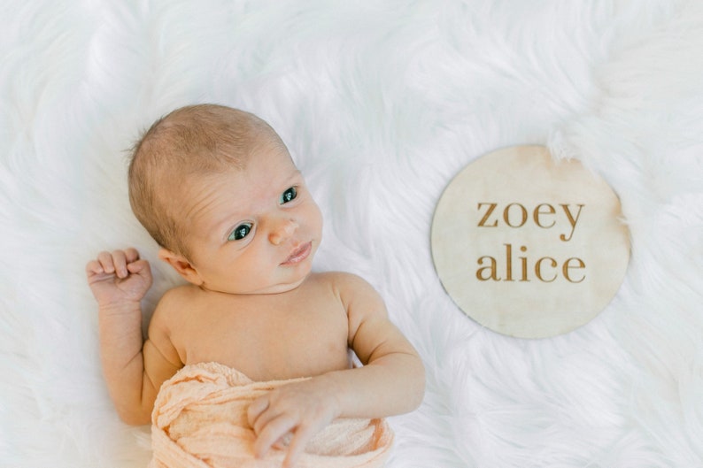 Baby Name Plaque // Birth Announcement Sign // Engraved - Etsy New Zealand