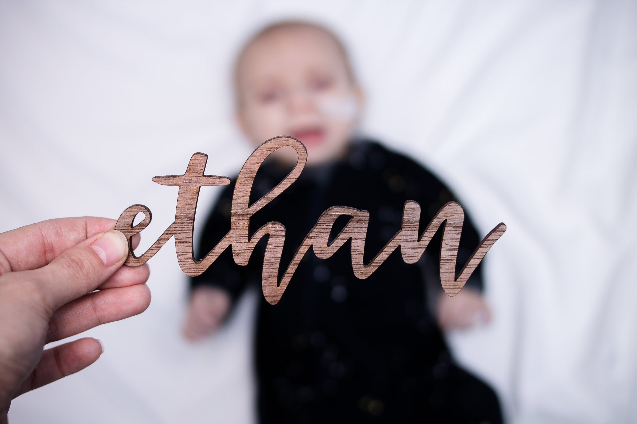 Walnut Laser Cut Names // Baby Name Cutout // Laser Cut Wood - Etsy