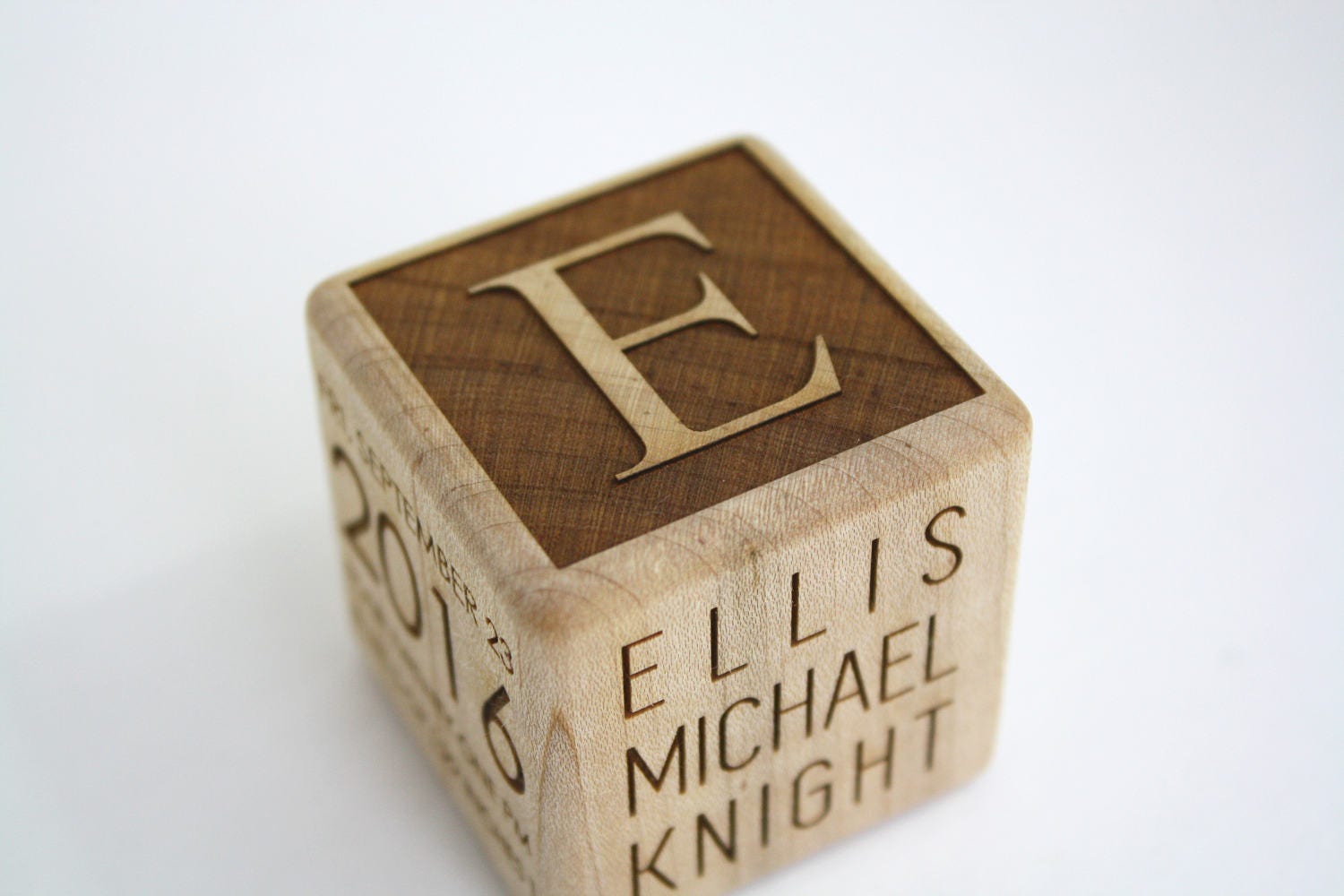 Custom Infant Memorial Engraved Baby Block With Handprints // - Etsy