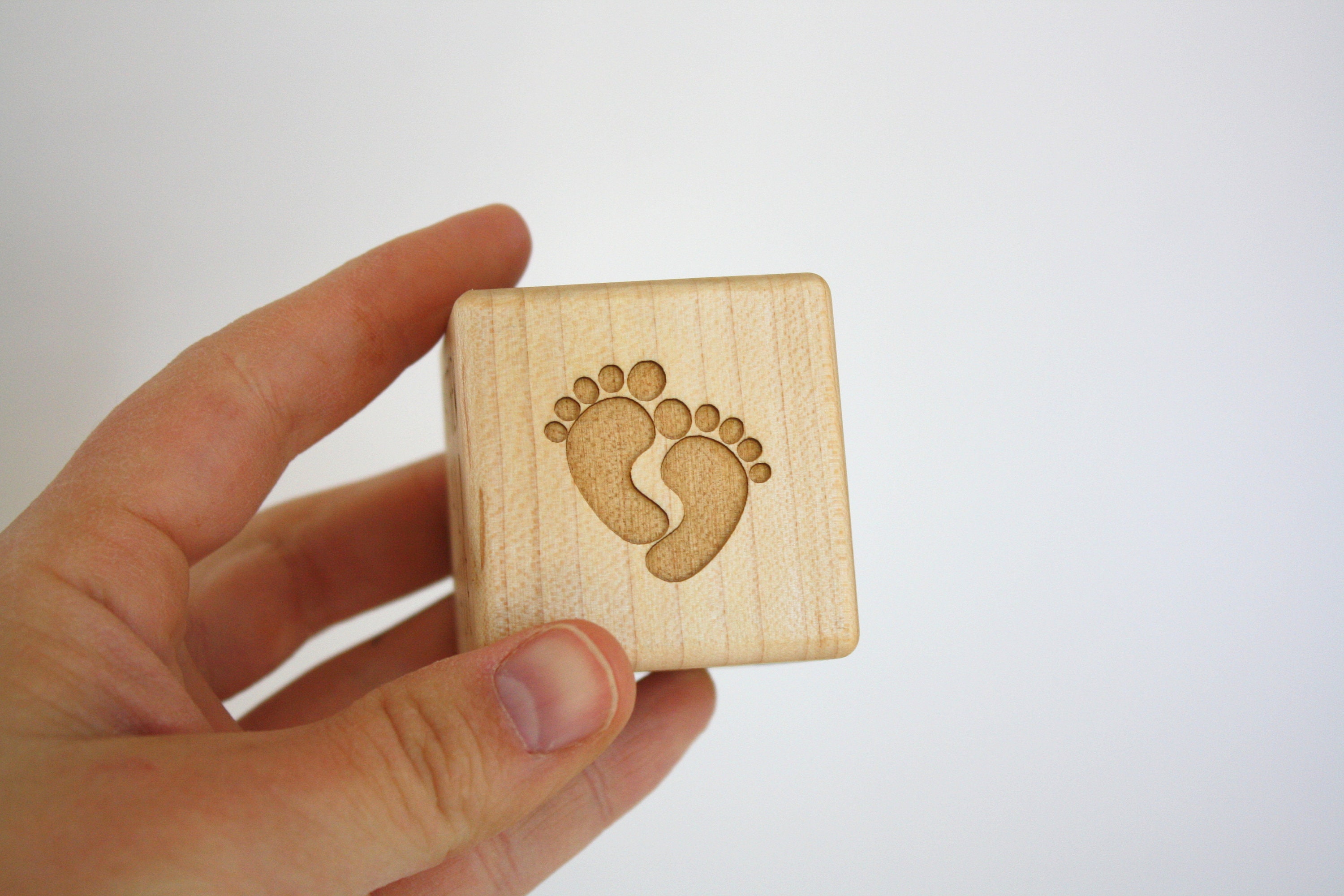 Custom Engraved Baby Block // Newborn Gift // Baby Gift // | Etsy