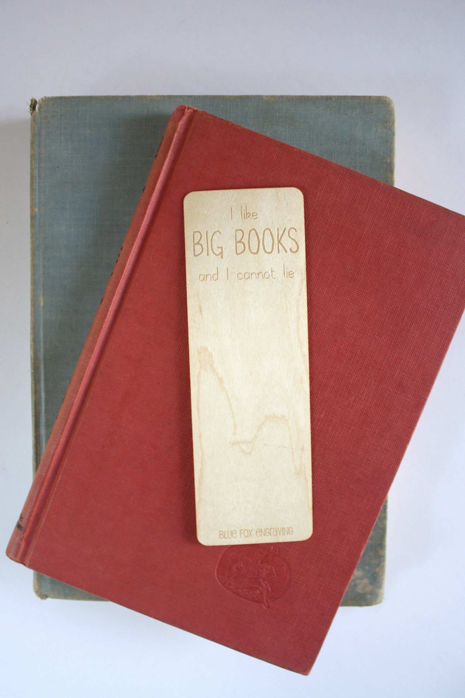 I Like Big Books and I Cannot Lie Funny Bookmark // Wooden Bookmark ...