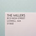 Left Justified Address Stamp // Mid Century Modern Return Address Stamp ...