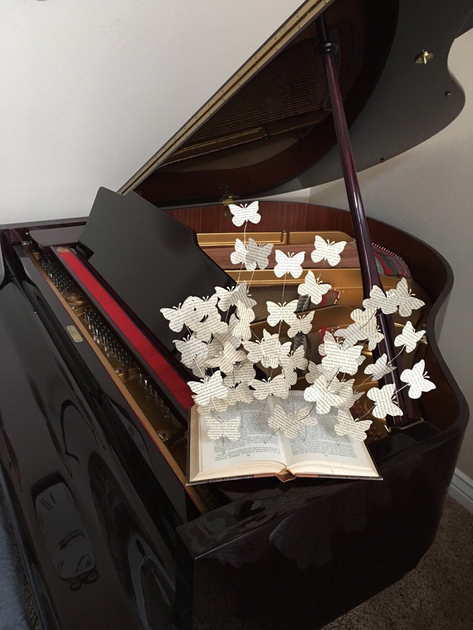 Book Art Paper Butterflies Book Art Sculpture Book - Etsy.de