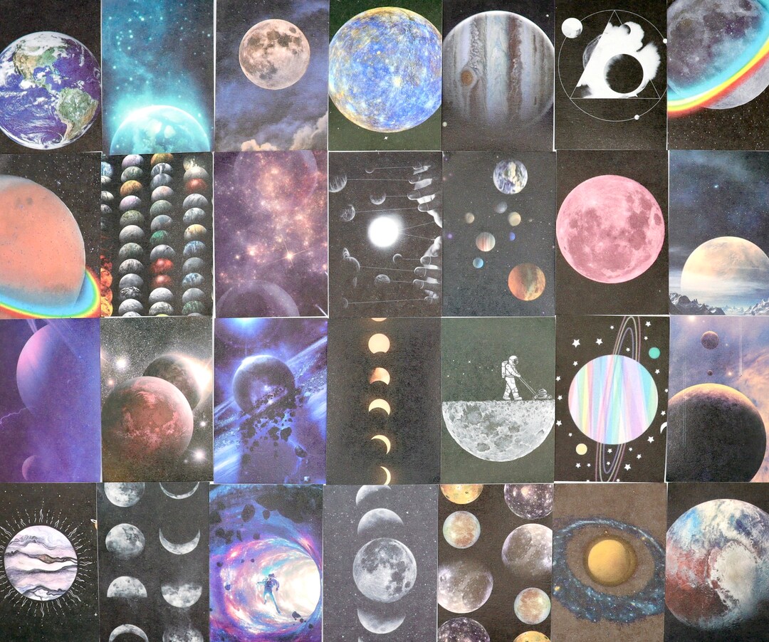 Outer Space Stickers Celestial Inspired Sticker Packs - Etsy