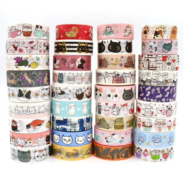 Cat Washi Tape - Etsy