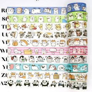 Animal Designs Washi Tape Samples Pet Washi Tape for Scrapbooking 1 ...