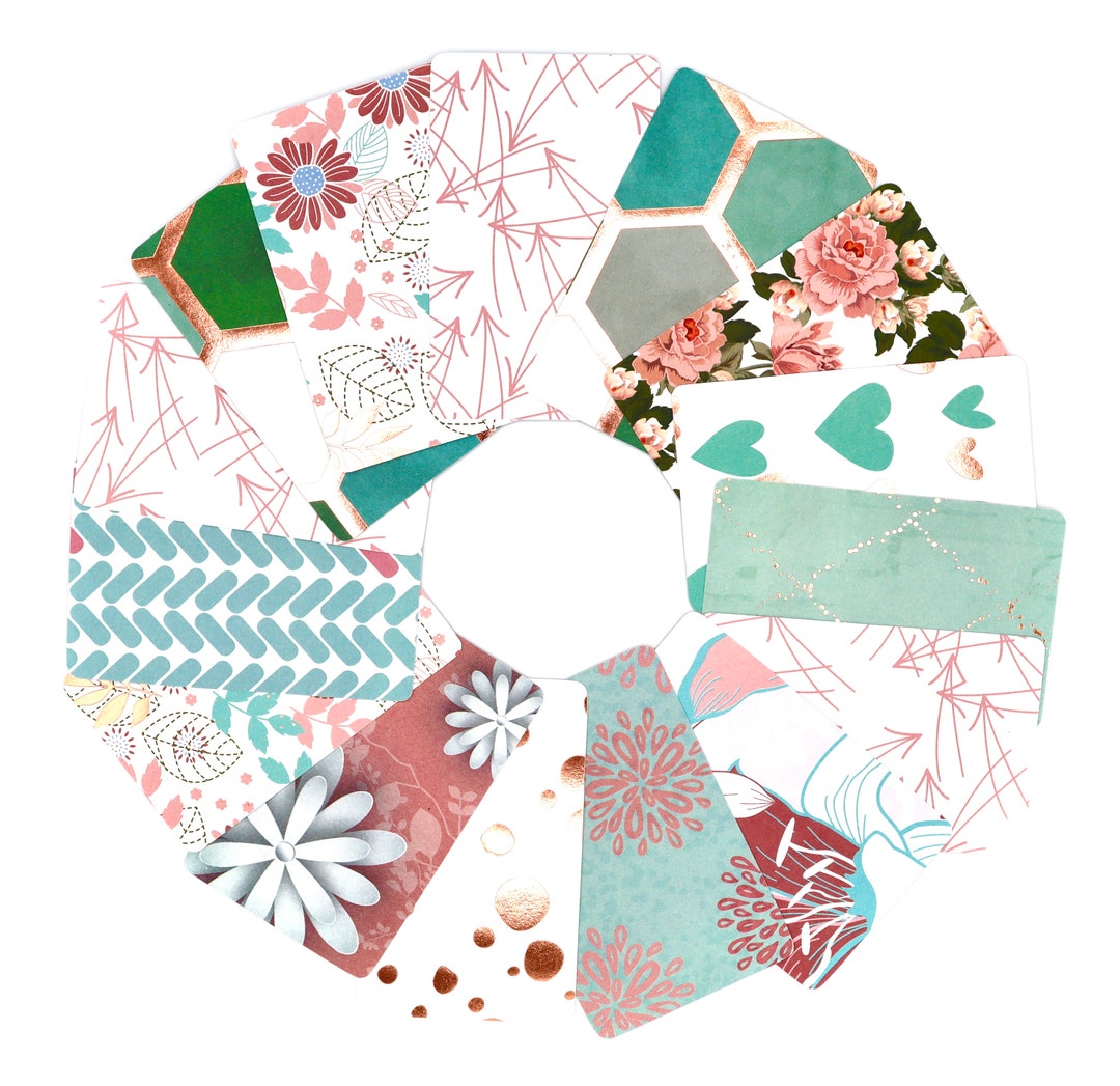 Floral Project Life Journaling Cards Handmade Pocket Cards Flower ...