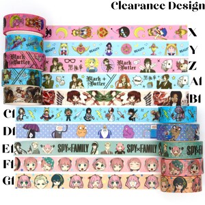 Cute Anime Washi Tape: Journaling, Scrapbooking, Crafting (1 Meter) - Etsy