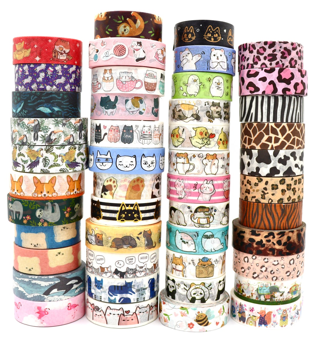 Animal Designs Washi Tape Samples Pet Washi Tape for Scrapbooking 1 ...