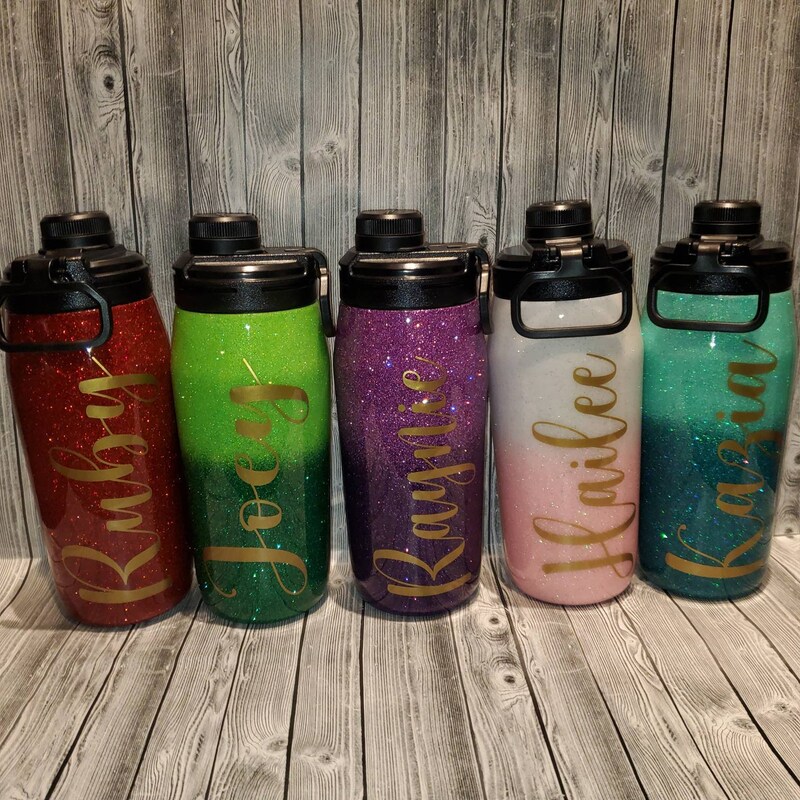 Epoxy Water Bottle - Etsy