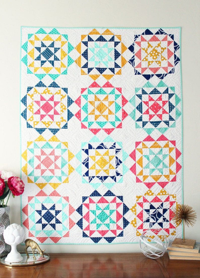 Rhinestones Quilt Pattern-pdf - Etsy