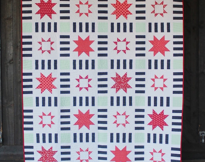 Stars in Stripes Quilt Pattern - Etsy