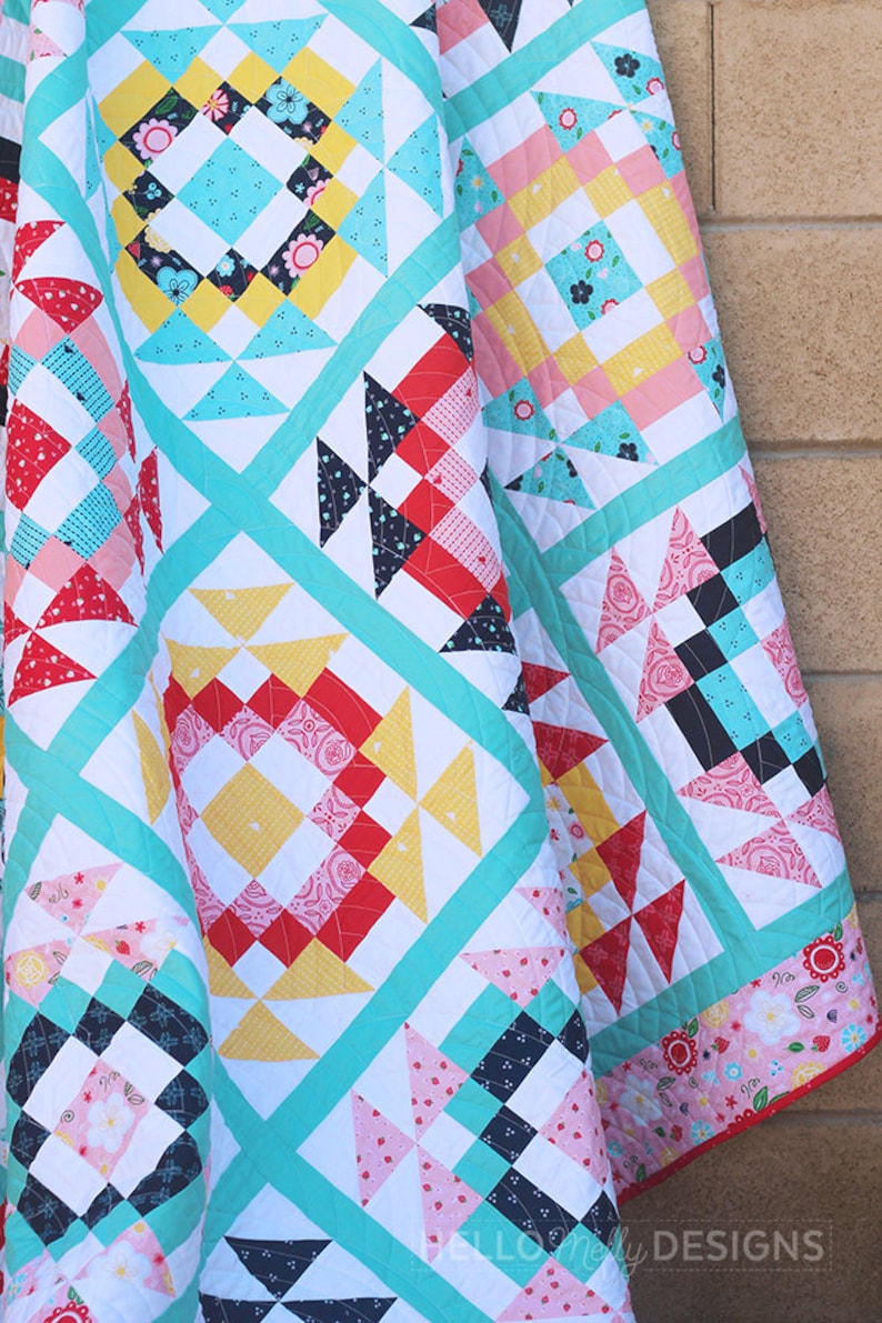 Gleeful Quilt Pattern PDF - Etsy
