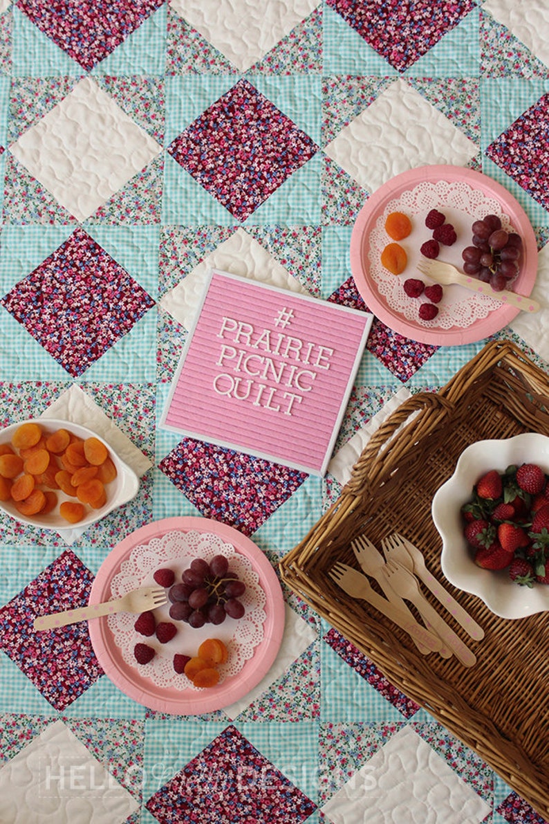 Prairie Picnic Quilt Pattern PDF - Etsy