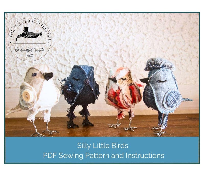 Small Handmade Bird Sewing Pattern, PDF, Digital Download, Bird ...
