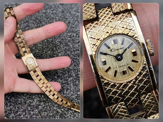 EPPO Germany Vintage 1970's 17 Jewels Gold Plated - Etsy