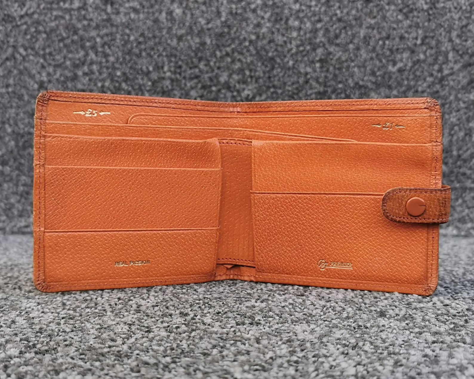 PJ 'premier' Vintage Pigksin Leather Notecase Pocket Wallet, 1960s/70s ...