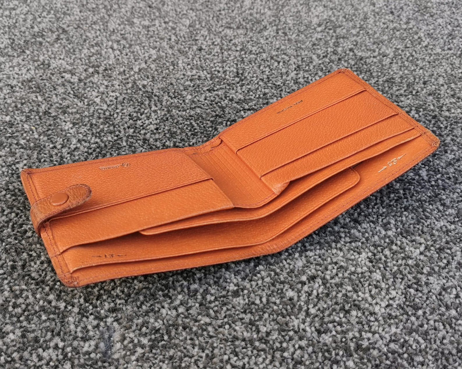 PJ 'premier' Vintage Pigksin Leather Notecase Pocket Wallet, 1960s/70s ...