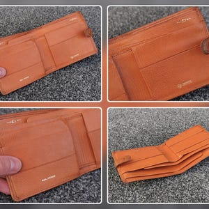 PJ 'premier' Vintage Pigksin Leather Notecase Pocket Wallet, 1960s/70s ...