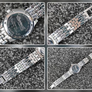 Ingersoll Diamond & Gem Bezel Watch: Mother-of-pearl Dial, Stainless ...