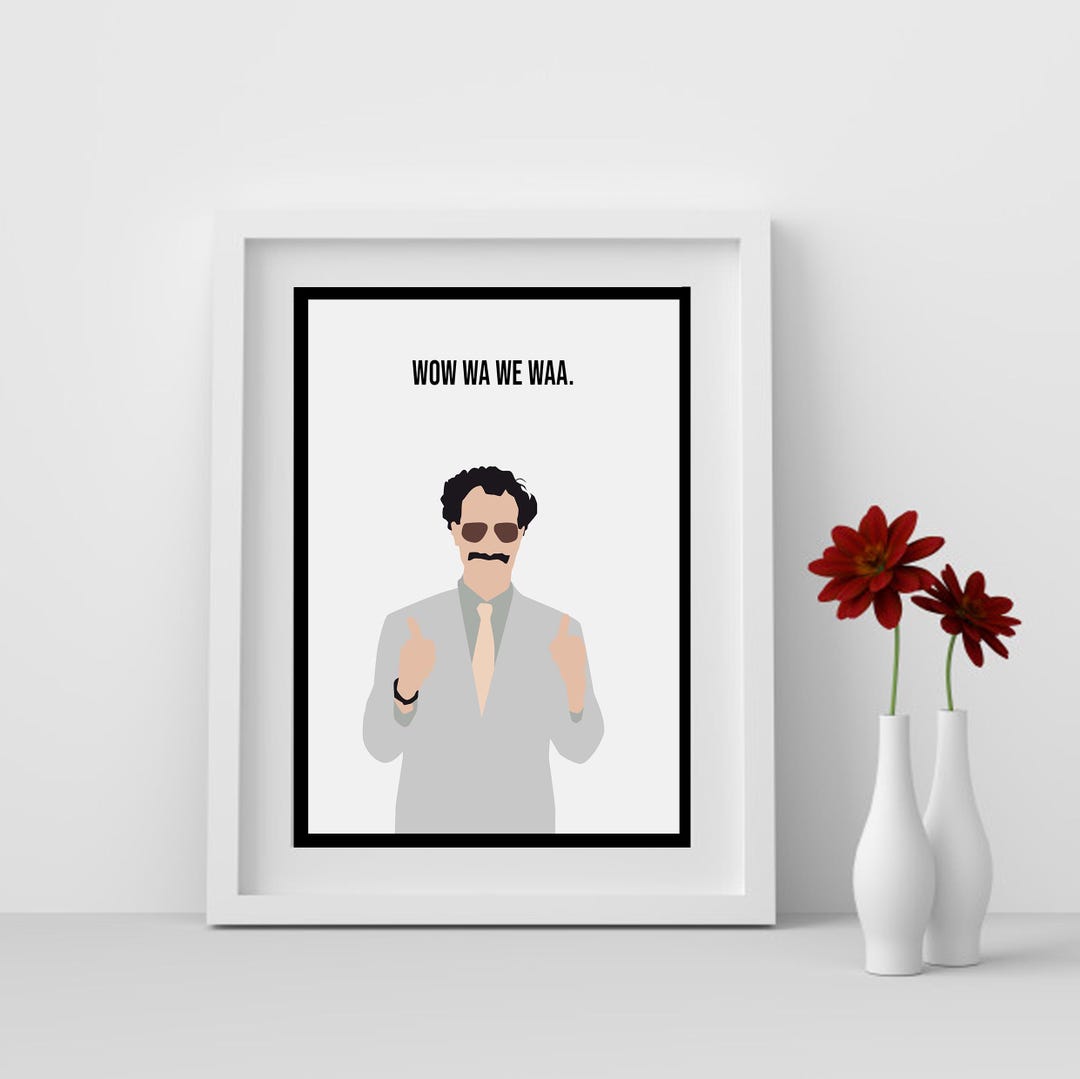 Borat Movie Poster Quote - Etsy