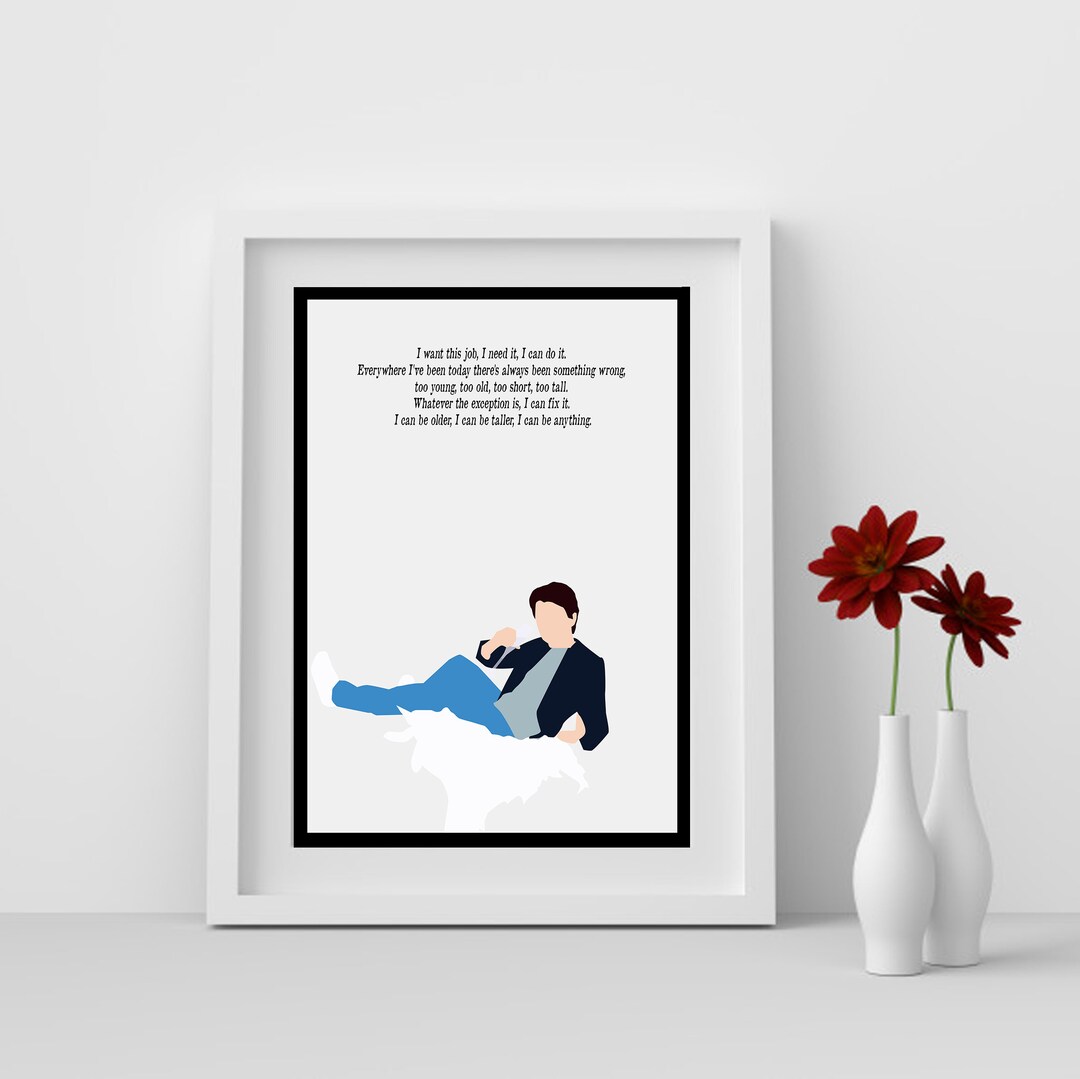The Secret of My Success Minimalist Movie Quote - Etsy