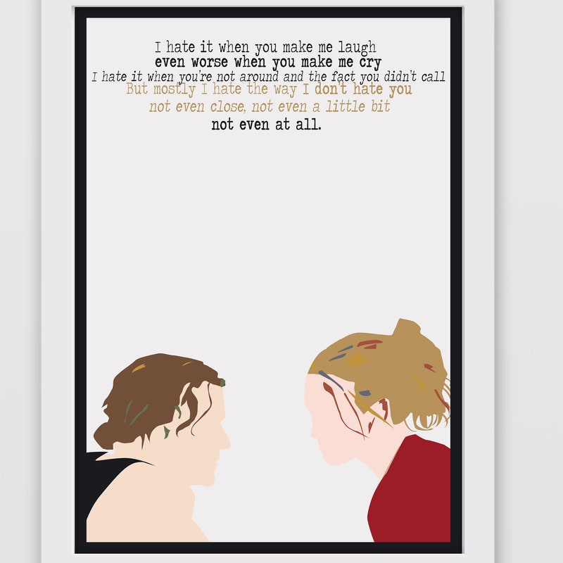 Ten Things I Hate About You Poster - Etsy